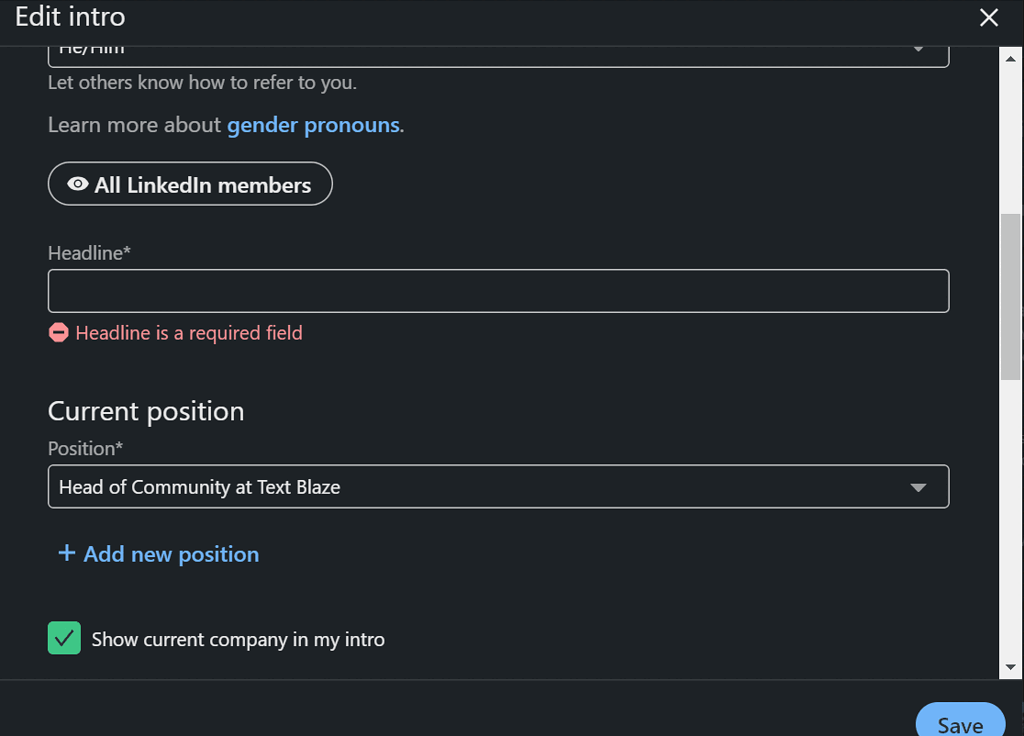 Using the OpenAI command pack to generate a LinkedIn headline - Show ...